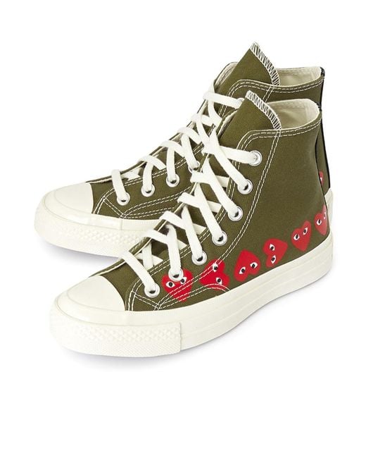 Comme des Garçons Lace-Up High-Top Sneakers for Men | Lyst