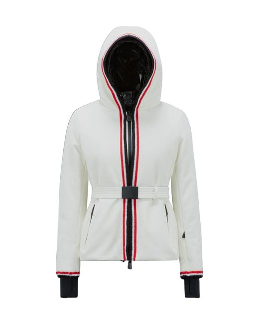 Moncler Jockeys Ski Jacket in White | Lyst
