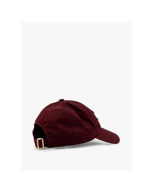 Celine Alphabet Hat in Red | Lyst