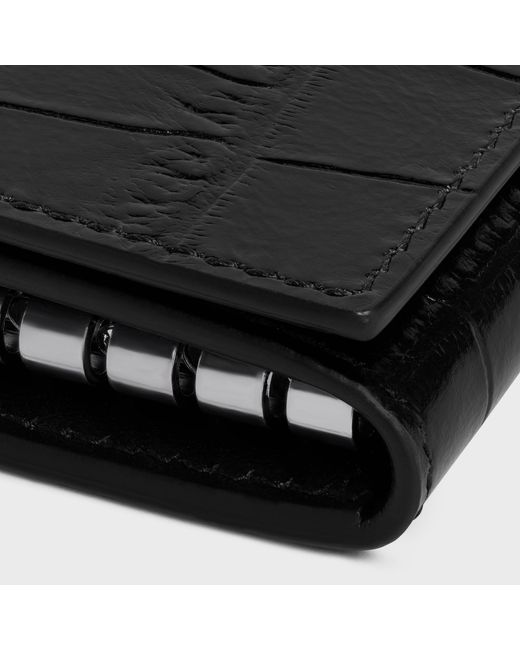 Celine Logo Key Bag in Black for Men | Lyst