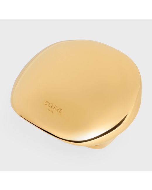 Celine Spherical Ring in Metallic | Lyst
