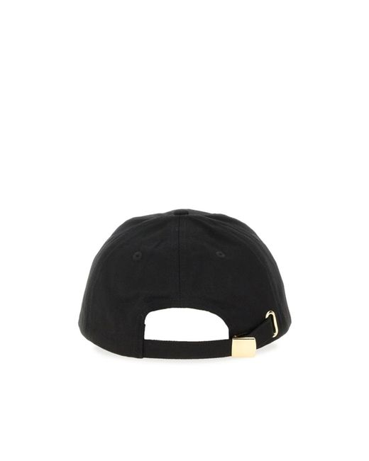 Versace Jeans Couture Rubberised-Logo Baseball Cap in Black for Men | Lyst