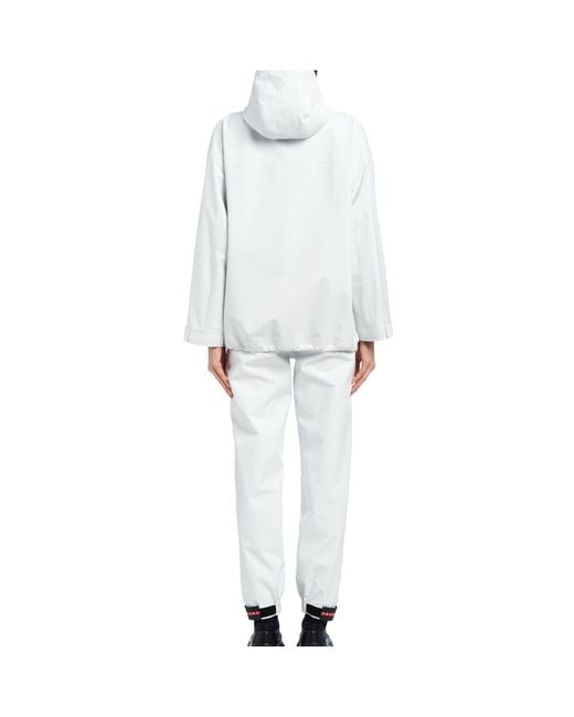 Prada Linea Rossa Gore-Tex Pro Jacket in White | Lyst
