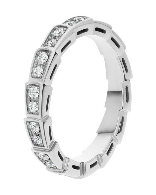 BVLGARI Scaly Ring in White for Men | Lyst