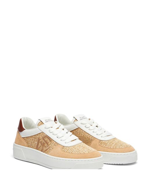 Stuart Weitzman Sw Courtside Logo Trainers | Lyst