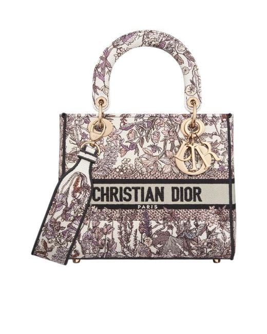 Dior Medium Lady D-Lite Bag | Lyst