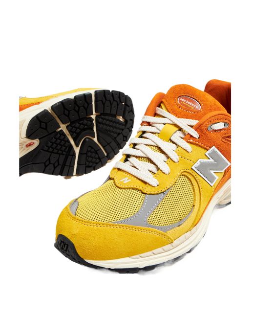 New Balance 2002R 'Ginger Lemon' Sneakers in Yellow for Men | Lyst