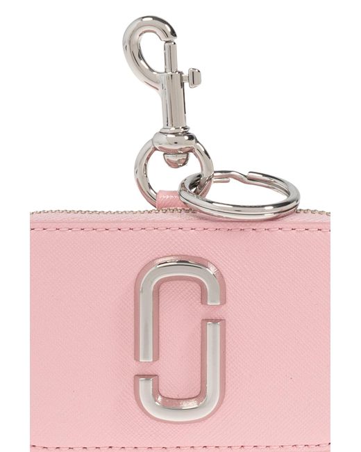 Marc Jacobs Logo Key Bag in Pink | Lyst