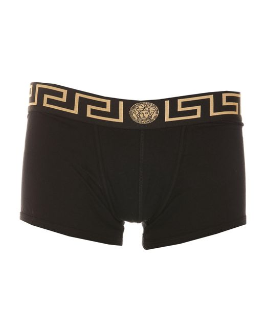 Versace Logo Boxer Panties in Black for Men | Lyst