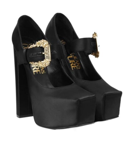 Versace Hurley Stilettos in Black | Lyst