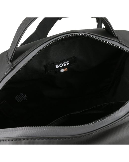 BOSS Logo-Embossed Belt Bag in Black for Men | Lyst