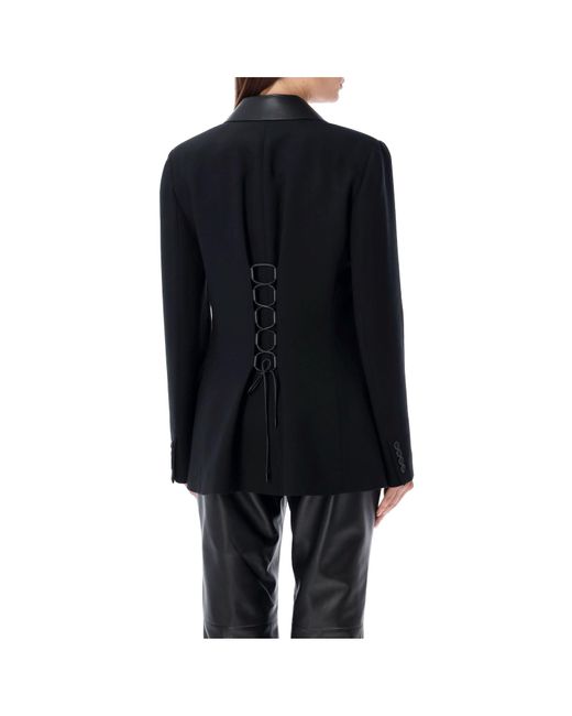 Ralph Lauren Backstrap Suit Coat in Black | Lyst