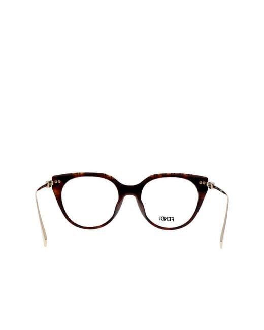 Fendi Cat-Eye Frame Glasses | Lyst UK