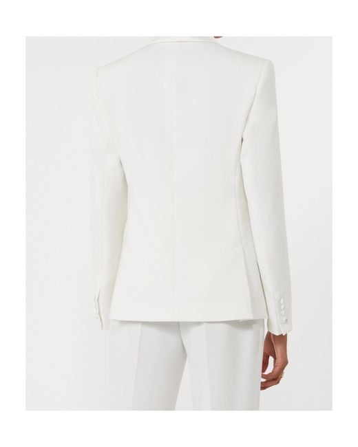 Max Mara Cady Blazer in White | Lyst