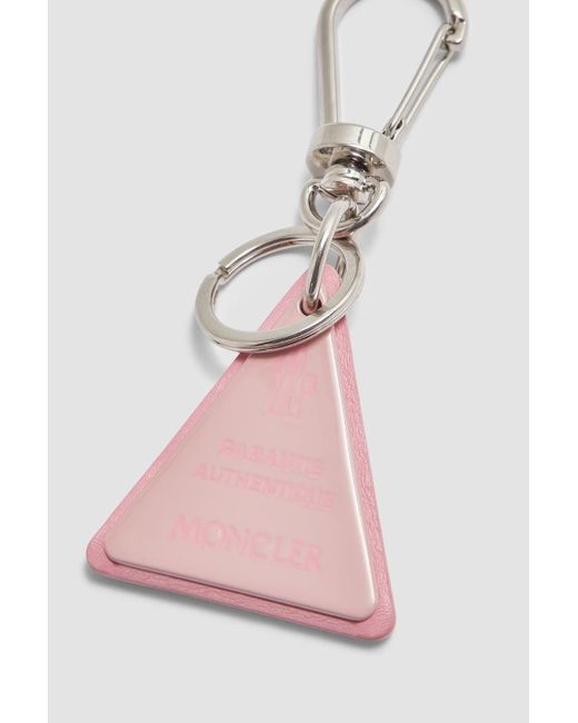 Moncler Logo Key Chain in Pink | Lyst