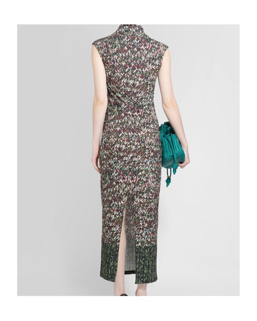 Loewe Back-Split Dress in White | Lyst