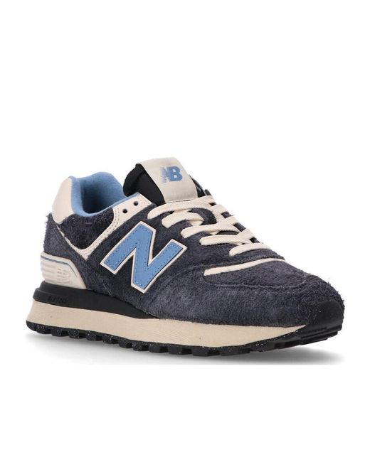 New Balance Round-Head Sneakers in Blue | Lyst