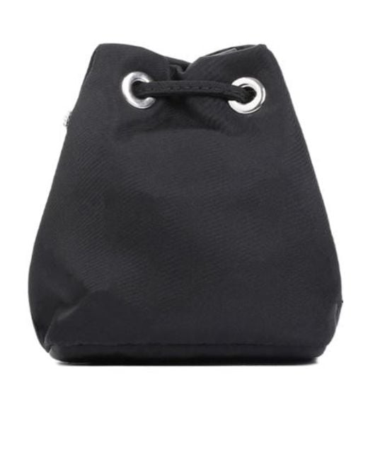 Prada Mini Drawstring Shoulder Bag in Black | Lyst