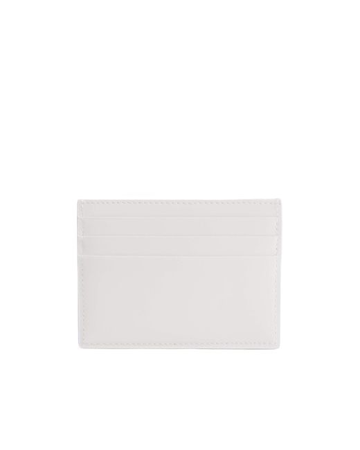 Celine Card Holder Triomphe in White | Lyst
