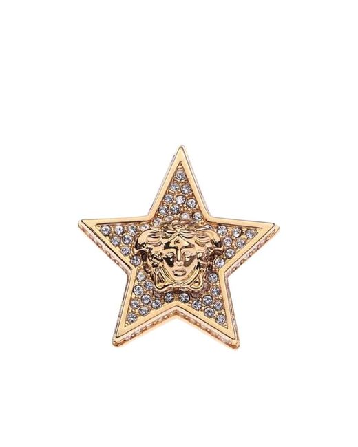 Versace Medusa-Head Star-Shaped Ring in Metallic | Lyst