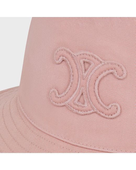 Celine Logo Hat in Pink | Lyst