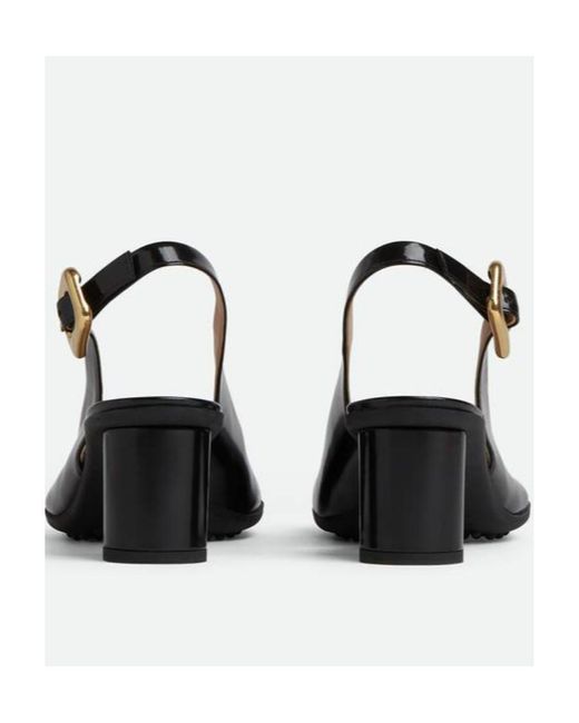 Bottega Veneta Atomic Shoes With Exposed Heels in Black | Lyst