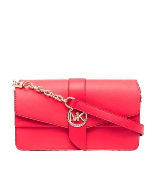 MICHAEL Michael Kors Logo Sign Handbag in Pink | Lyst
