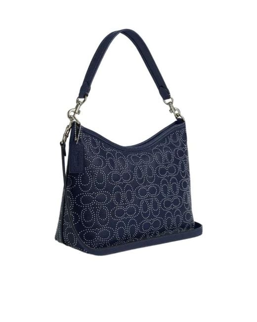 COACH Laurel Shoulder Bag in Blue | Lyst