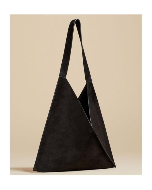 Khaite Open-Top Handbag in Black | Lyst