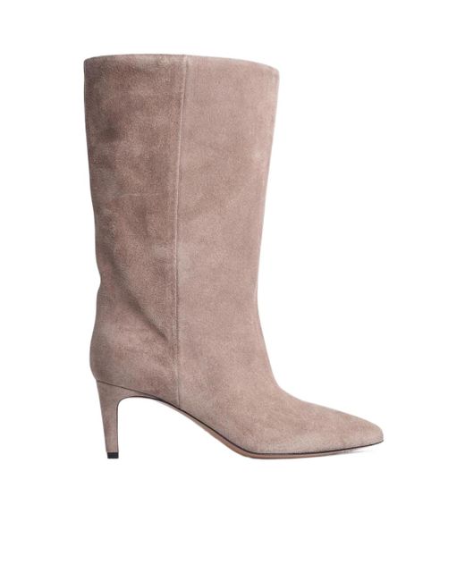 Paris Texas Pointy Boots in Brown | Lyst