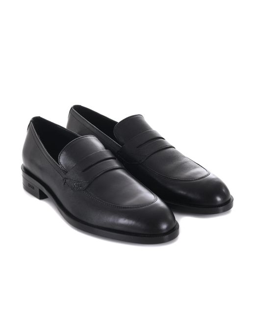 BOSS Round-Headed Love Shoes in Black for Men | Lyst