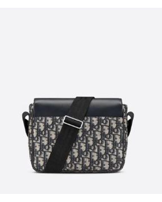 Dior Logo Logo Printed Shoulder Bag in Black | Lyst