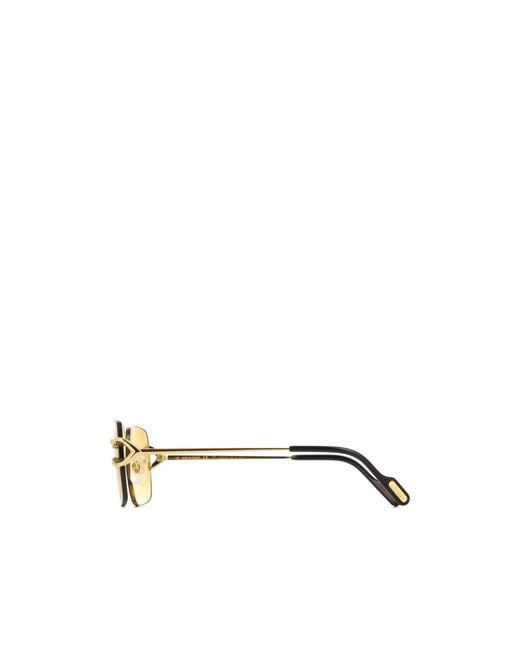 Cartier Square Frame Sunglasses in Metallic | Lyst UK