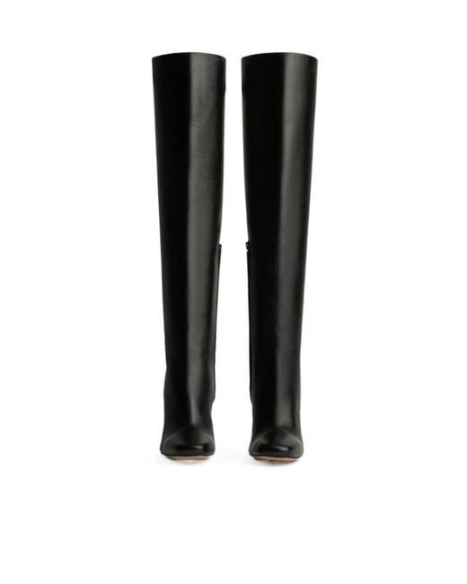 Bottega Veneta Canalazzo High Boots in Black | Lyst