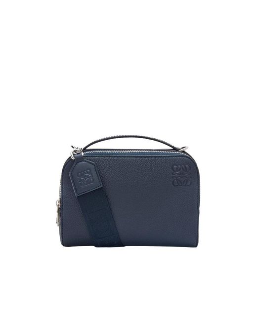 Loewe Mini Oblique Back Camera Shoulder Bag in Blue for Men | Lyst