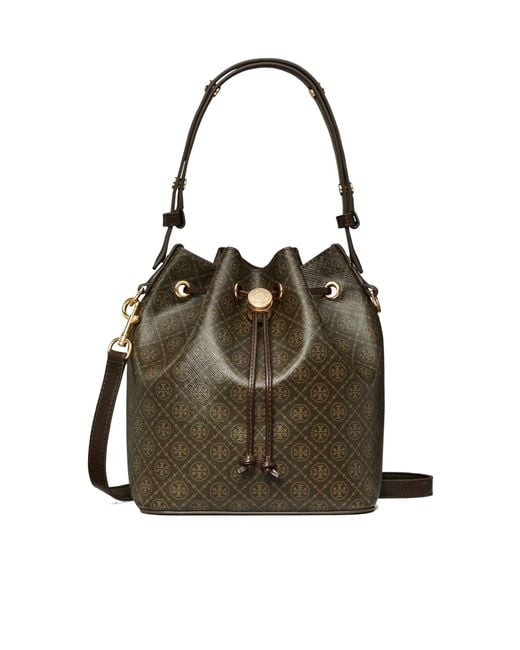 Tory Burch T Monogram Bucket Bag | Lyst