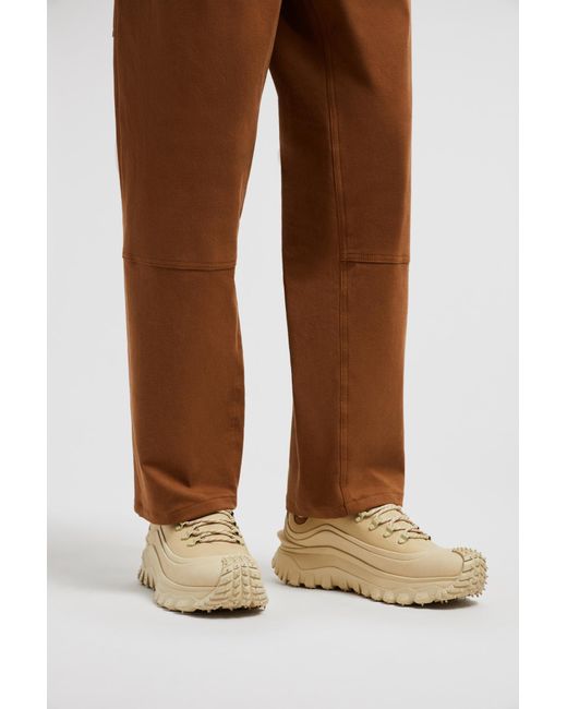 Moncler Gtx Strap-Up Boots in Natural for Men | Lyst