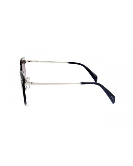 Maje Logo Sunglasses in White | Lyst UK