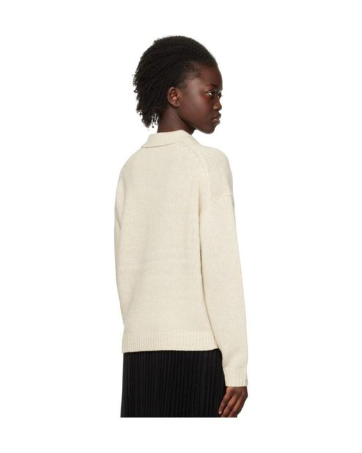 Theory Logo Sweater in White | Lyst