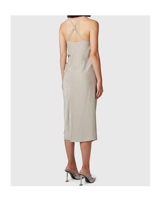 Iceberg Backless Dress in Natural | Lyst