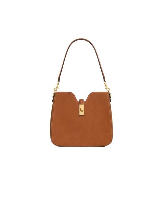 Celine Small Camille 16 Soft Bag in Brown | Lyst
