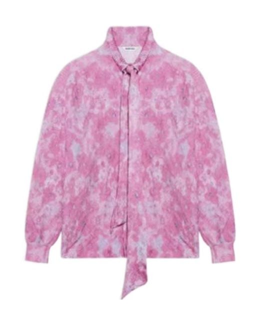 Balenciaga Tie-Dyed Shirt in Pink | Lyst