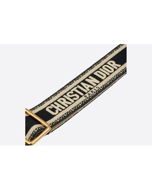 Dior Adjustable Shoulder Strap With Loop in White | Lyst