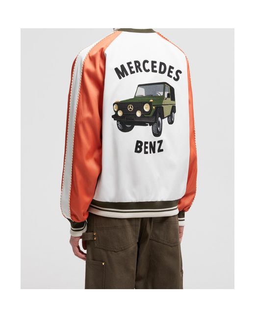 Moncler X Mercedes Benz Satet Reversible Bomber Jacket in Red for Men ...