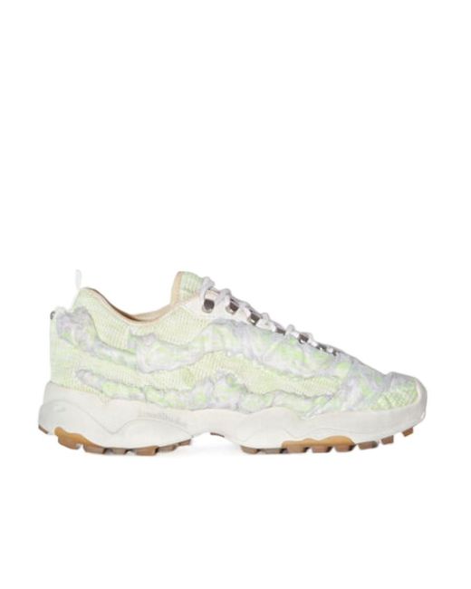 Acne Studios Bubba Logo-Plaque Sneakers in White | Lyst