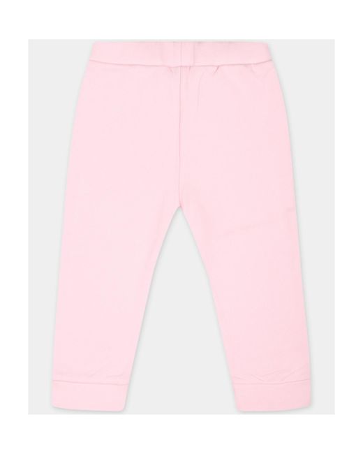 Fendi Kids Logo Detailed Track Pants in Pink | Lyst