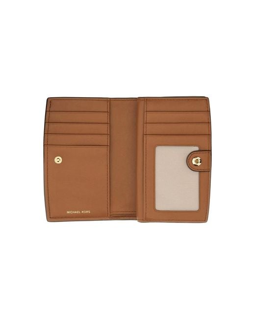 MICHAEL Michael Kors Bryant Medium Bi-Fold Wallet in Brown | Lyst UK