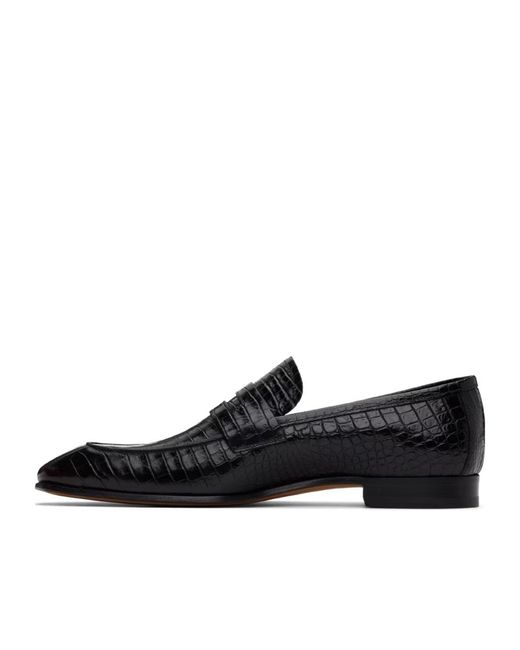 Tom Ford Bailey Alligator Loafers in Black for Men | Lyst