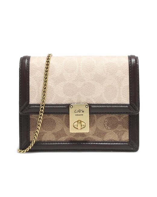 COACH Logo Details Woc in Natural | Lyst