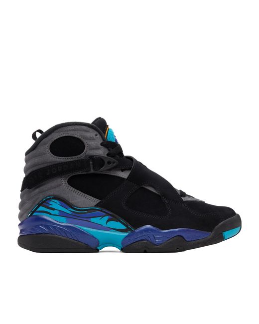 Nike Jordan 8 Retro High-Top Sneakers in Blue for Men | Lyst